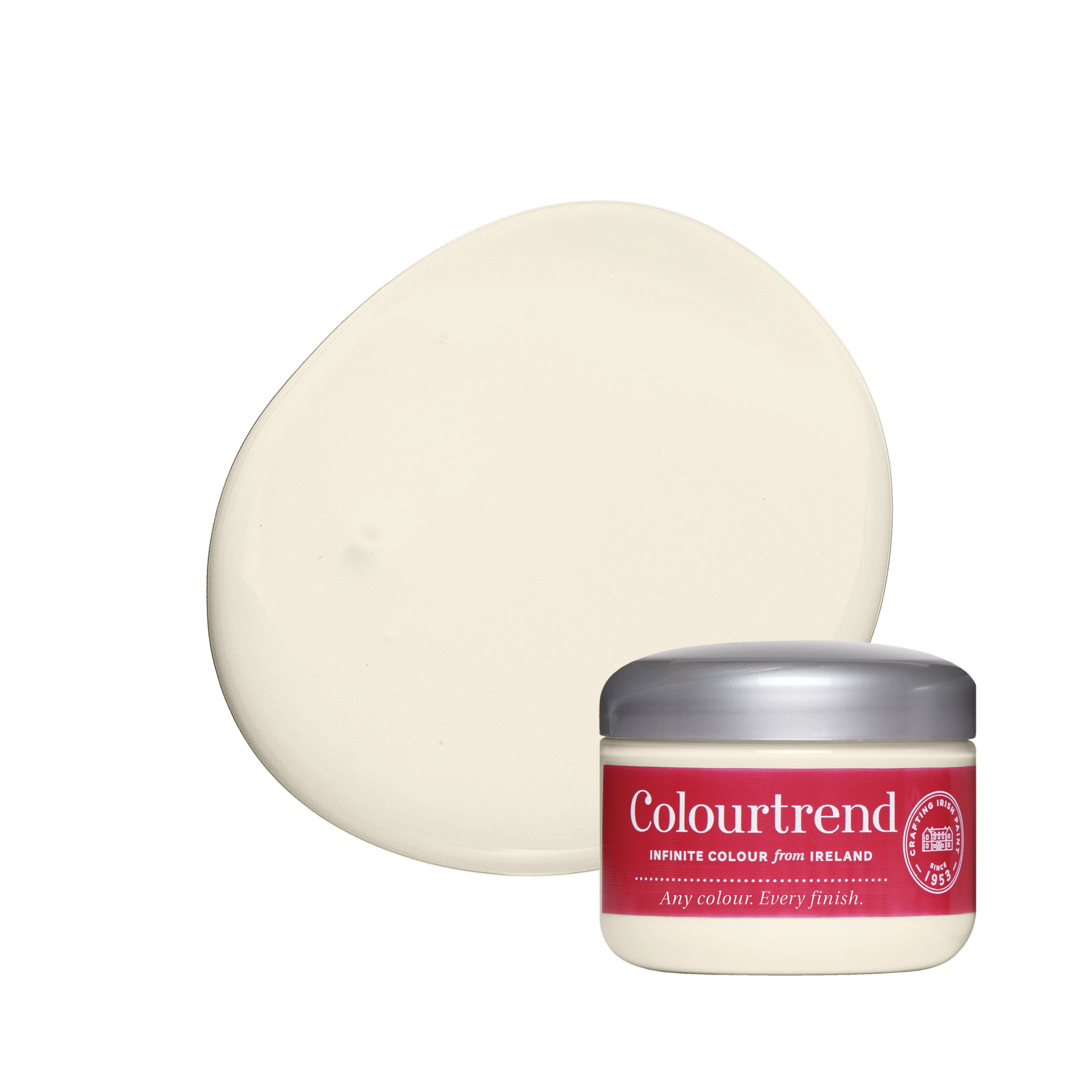 French White Sample Pot by Colourtrend - Inspiring colour in Ireland ...