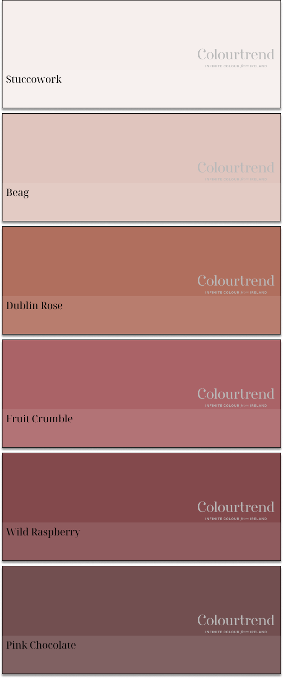 Stuccowork to Pink Chocolate (17) - Colourtrend Paints