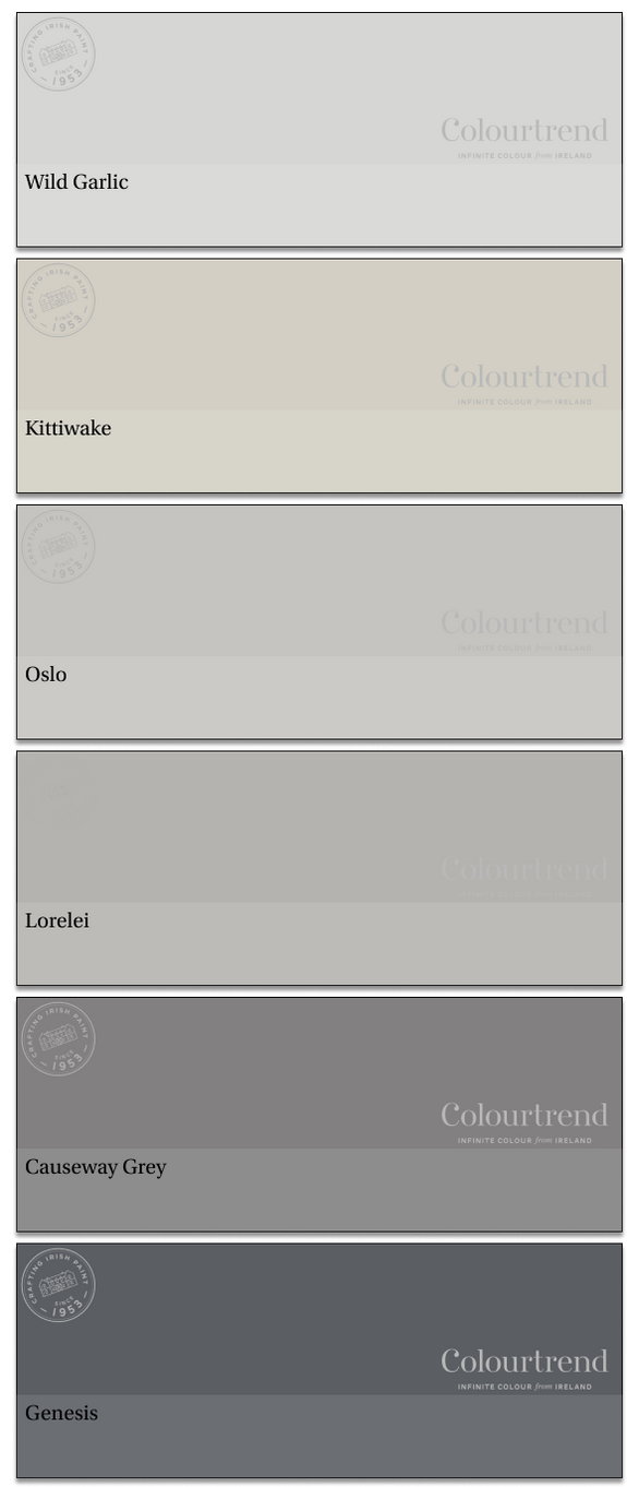 Colourtrend Colour Cards and Charts - Colourtrend Paints