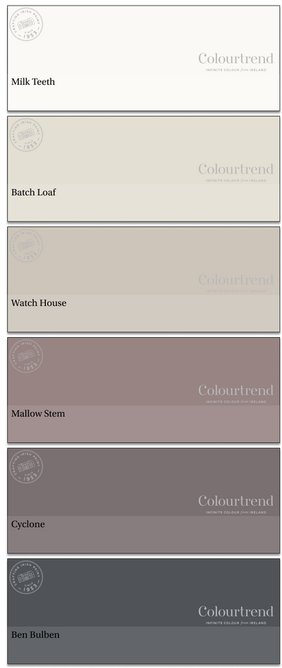 Colourtrend Colour Cards and Charts - Colourtrend Paints