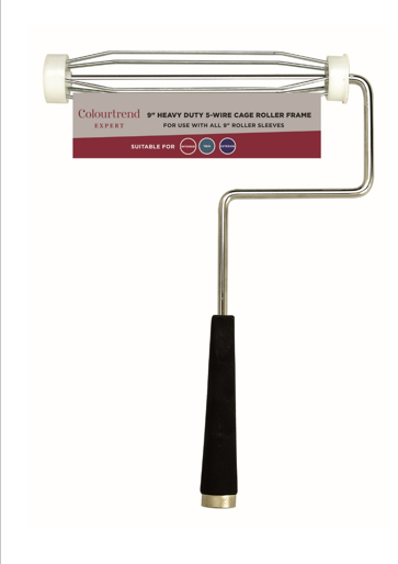 CT Expert 9" Heavy Duty 5-Wire Cage Roller Frame - Colourtrend Paints
