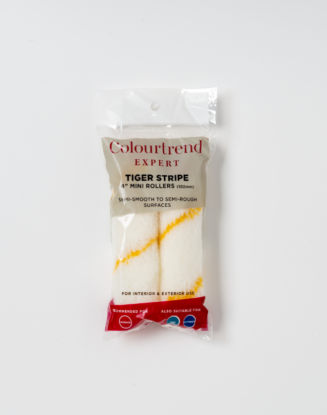 Colourtrend Expert 2-PK Tiger Stripe 4" Mini Rollers - Colourtrend Paints